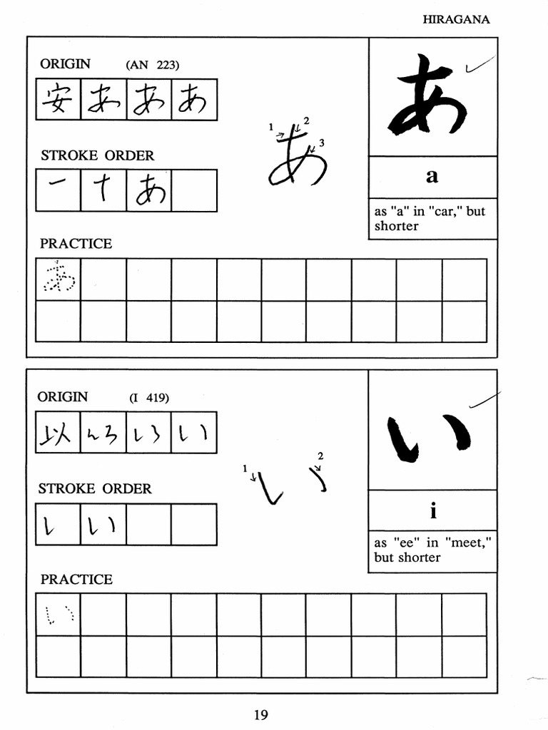A Guide To Learning Hiragana and Katakana-18-114 | PDF