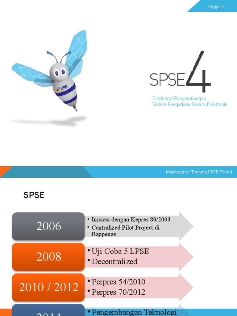 SPSE Versi 4: Panduan Pengguna | PDF