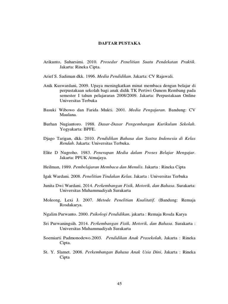 7 Daftar Pustaka B Susilowati | PDF | Kesehatan Holistik