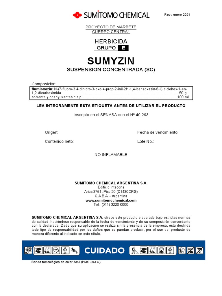 Sumyzin: Herbicida | PDF | Agua | Agricultura