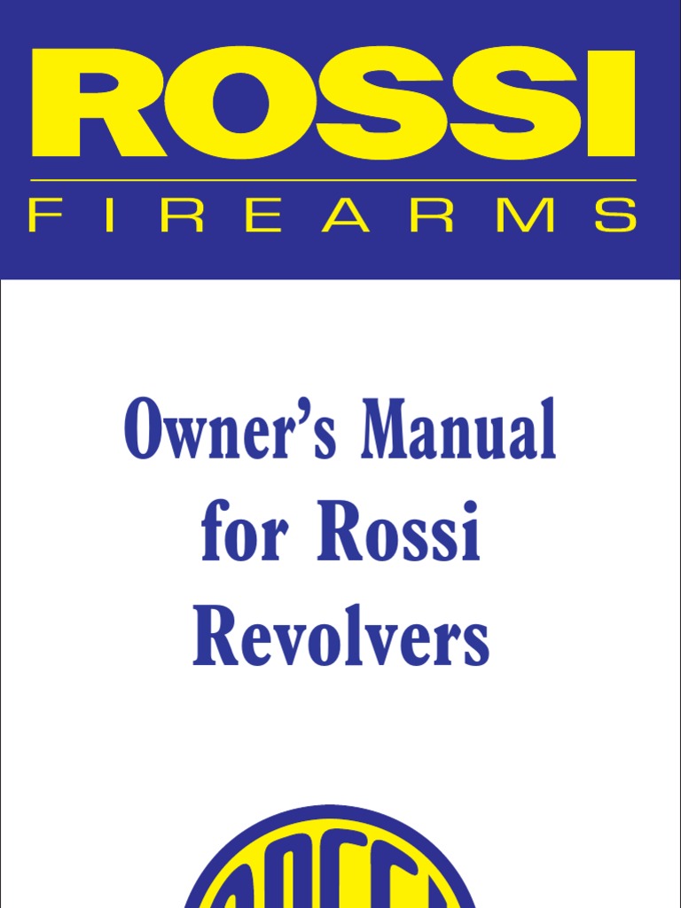 Rossi Manual Revolvers | PDF | Cartridge (Firearms) | Revolver