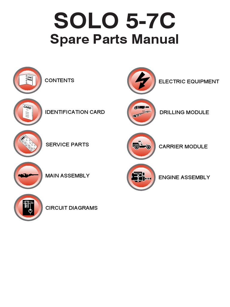 Spare Parts Manual: SOLO 5-7C | PDF