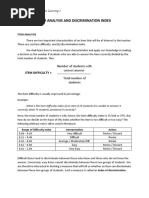 Difficulty and Discrimination Index Guide | PDF | Tests | Evaluation ...