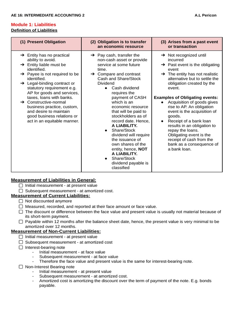 Module 1 | PDF | Debt | Refinancing