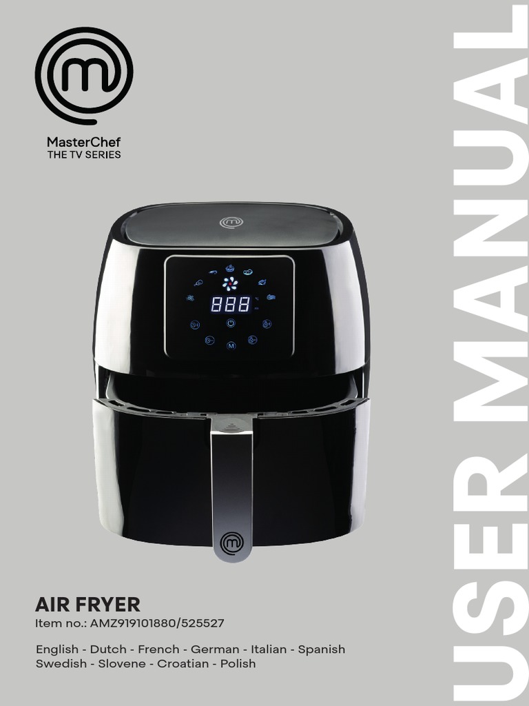 Manual Masterchef Airfryer | PDF | French Fries | Ac Power Plugs And ...