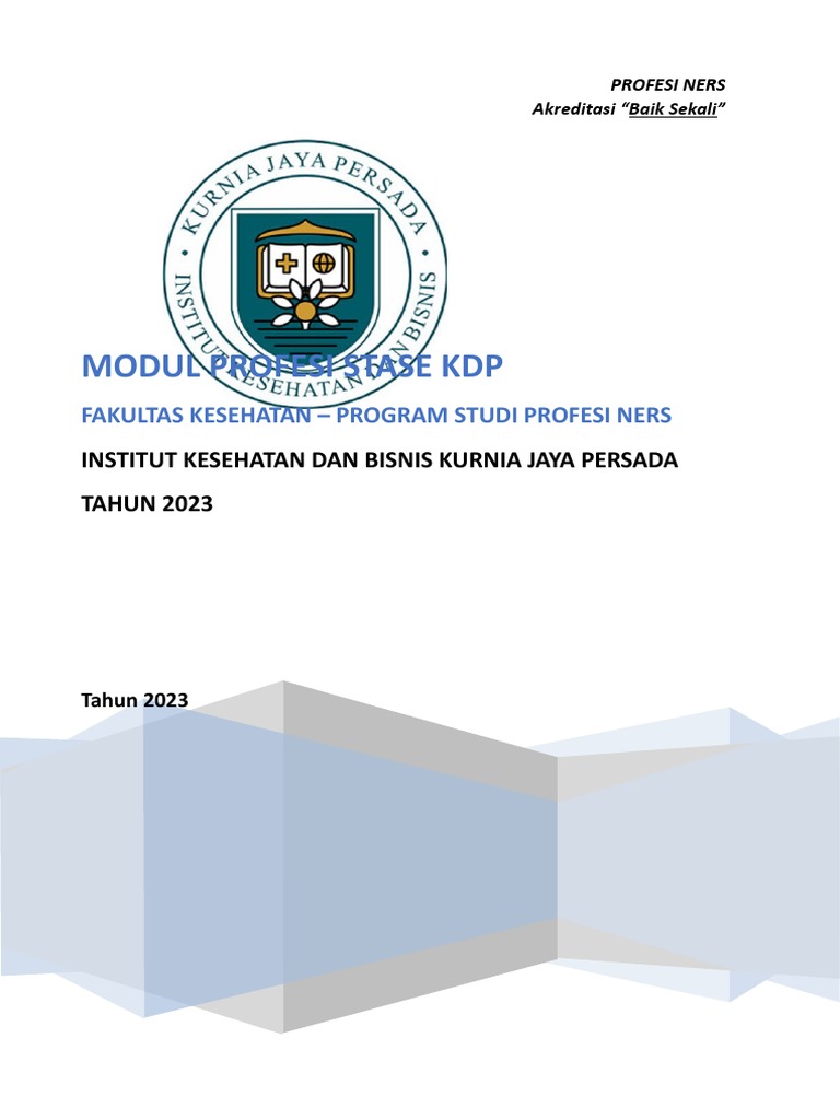 Modul Profesi Stase KDP: Fakultas Kesehatan - Program Studi Profesi Ners | PDF