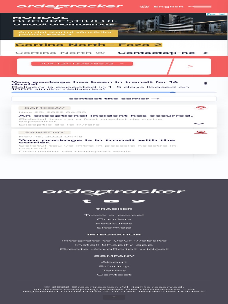 Parcel Tracking Information | PDF
