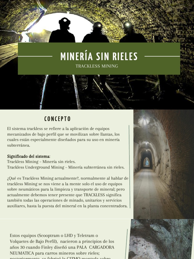 Minería Sin Rieles: Trackless Mining | PDF | Ingenieria Eléctrica | Agua