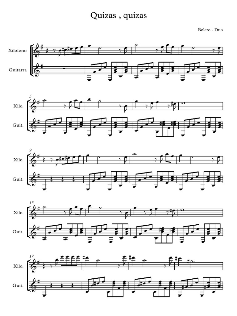 Quizas, Quizas | PDF