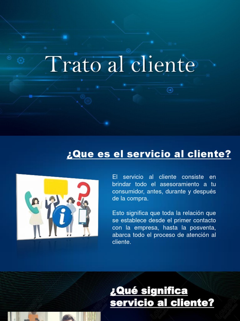 Trato Al Cliente. | PDF | Servicio al Cliente | Cliente