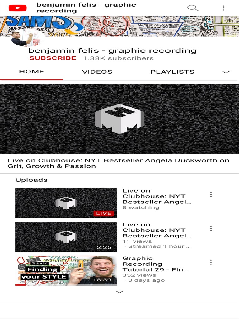 Benjamin Felis - Graphic Recording - YouTube | PDF