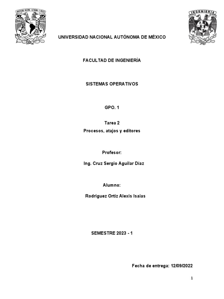 Rodriguez Ortiz Alexis Isaias - SO - T2 - Procesos-Atajos y Editores ...