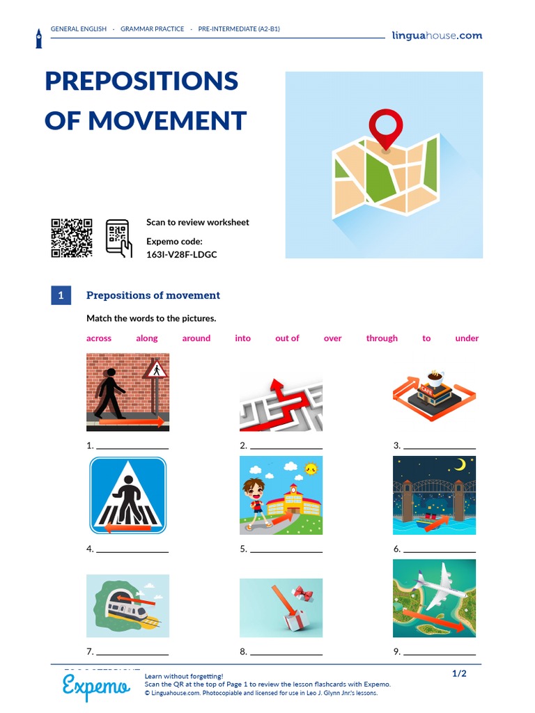Prepositions of Movement British English Student Ver2 | PDF