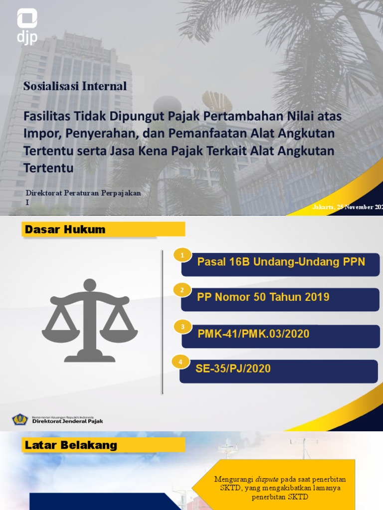 SLIDE Fasilitas PPN Atas Alat Angkutan Tertentu 16 9 | PDF | Bisnis