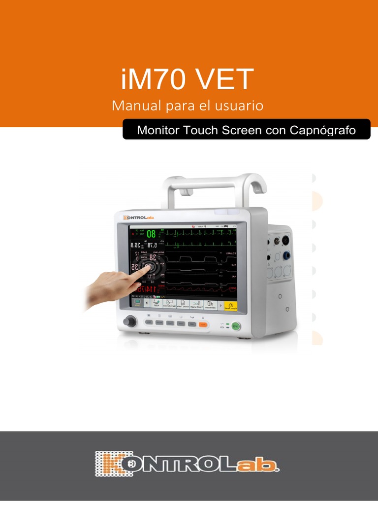 Manual Monitor Veterinario Im70 Vet | PDF | Ingenieria Eléctrica ...