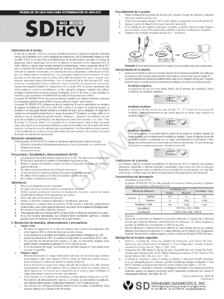 02FK10 HCV SD Ficha Técnica | PDF