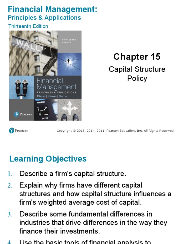Titman CH 15 - Capital Structure Policy | PDF | Capital Structure | Cost Of Capital