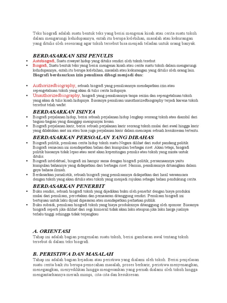 Tugas Biografi Pdf