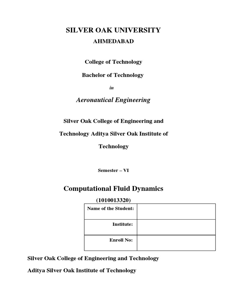 CFD Lab Manual-1 | PDF | Fluid Dynamics | Viscosity