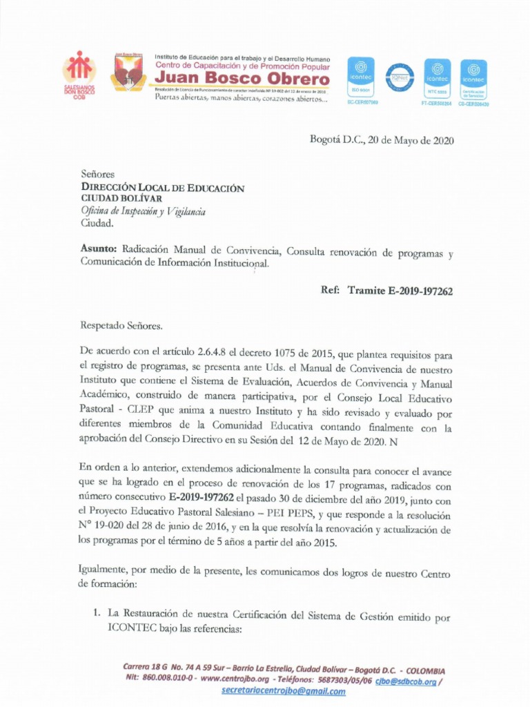 Manual Convivencia-V4 | PDF | Familia | Sicología