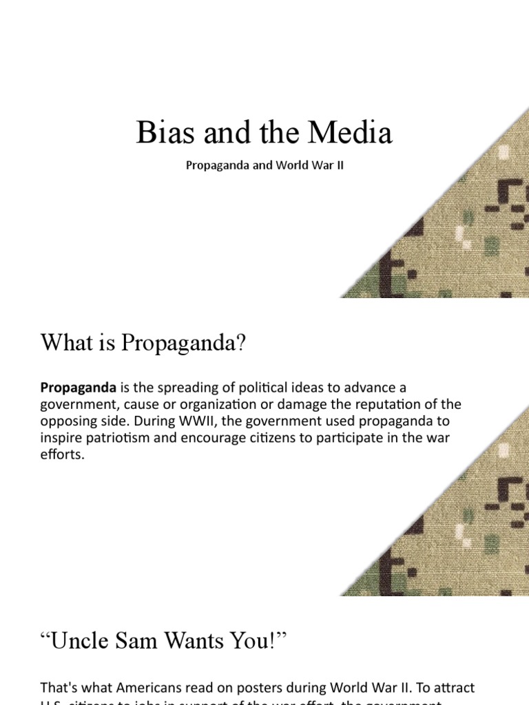WWII Propaganda | PDF | Propaganda