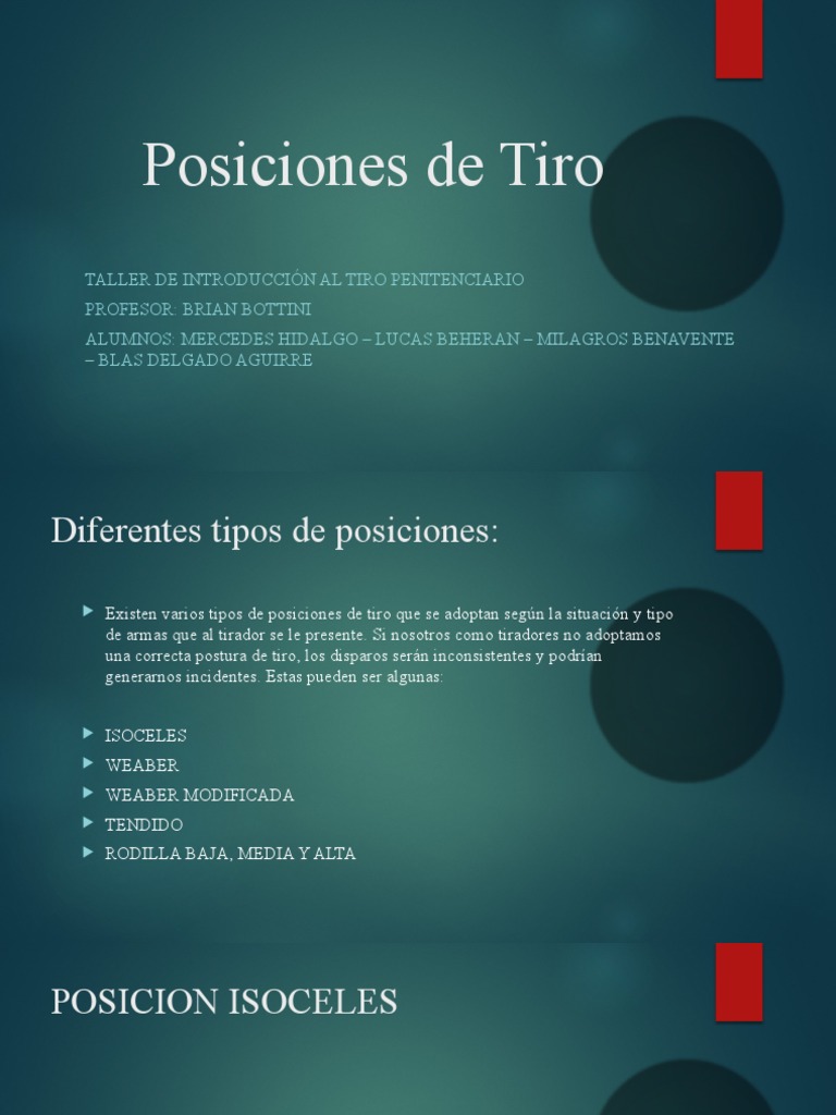 Posiciones de Tiro Ultima | PDF | Rodilla