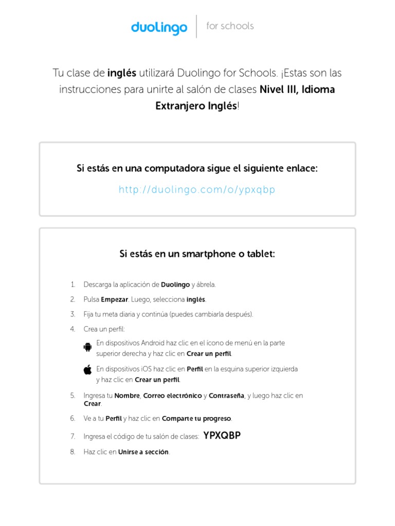 Duolingo Classroom - PDF | PDF