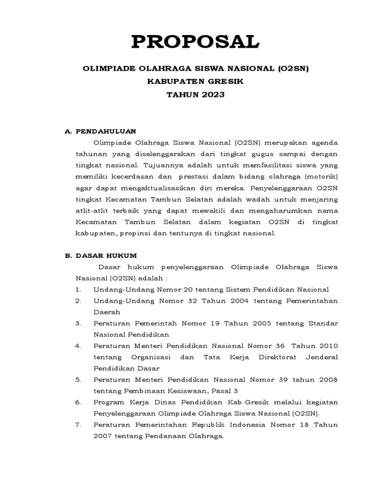 Proposal O2sn 2023 | PDF