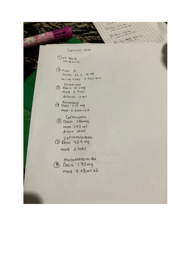 Ejercicios CECA | PDF