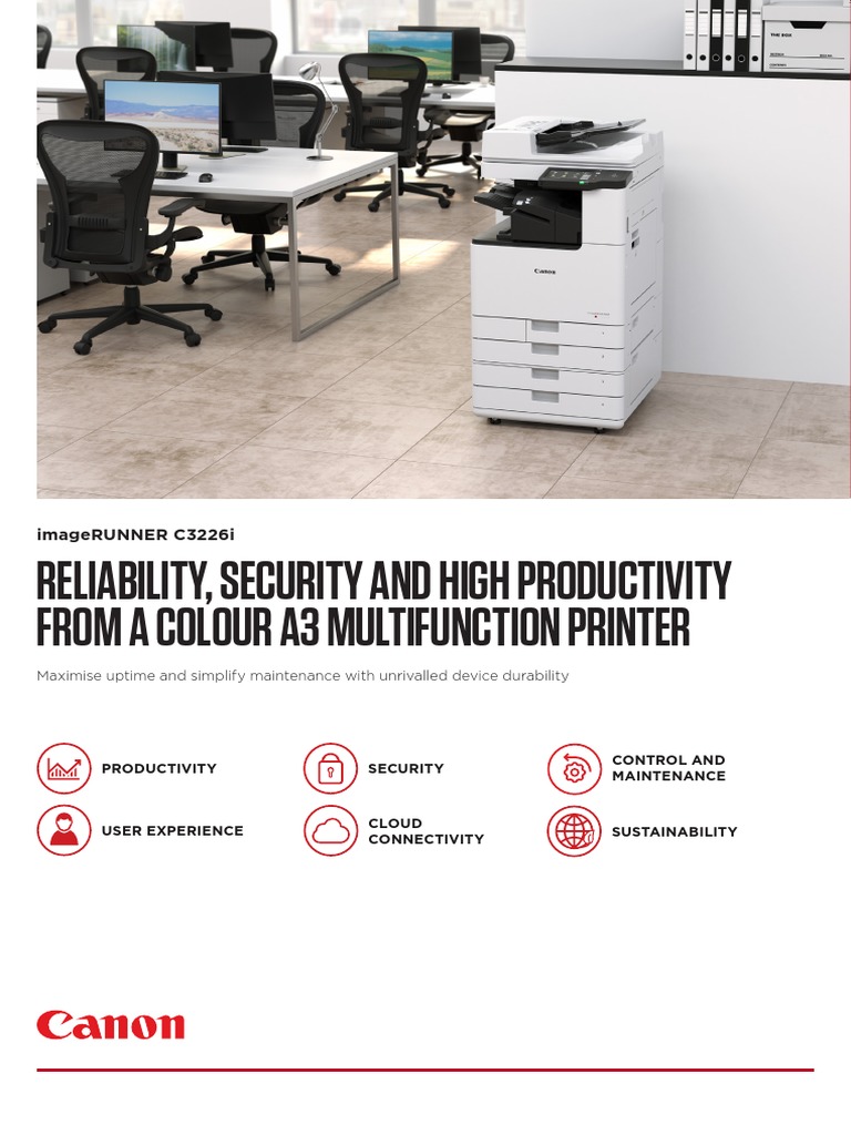 imageRUNNER C3226i - Benefit Datasheet - EM - FINAL - DIGI | PDF | Cloud Computing | Computer File