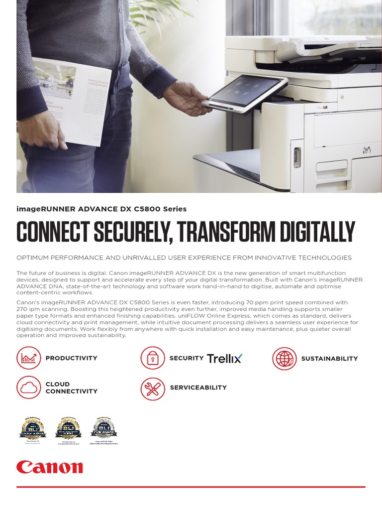 Connect Securely, Transform Digitally: Imagerunner Advance DX C5800 ...