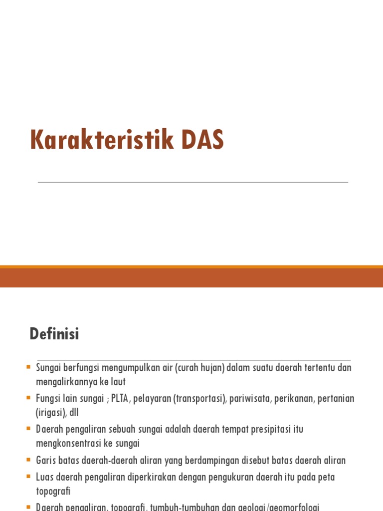 Karakteristik DAS | PDF