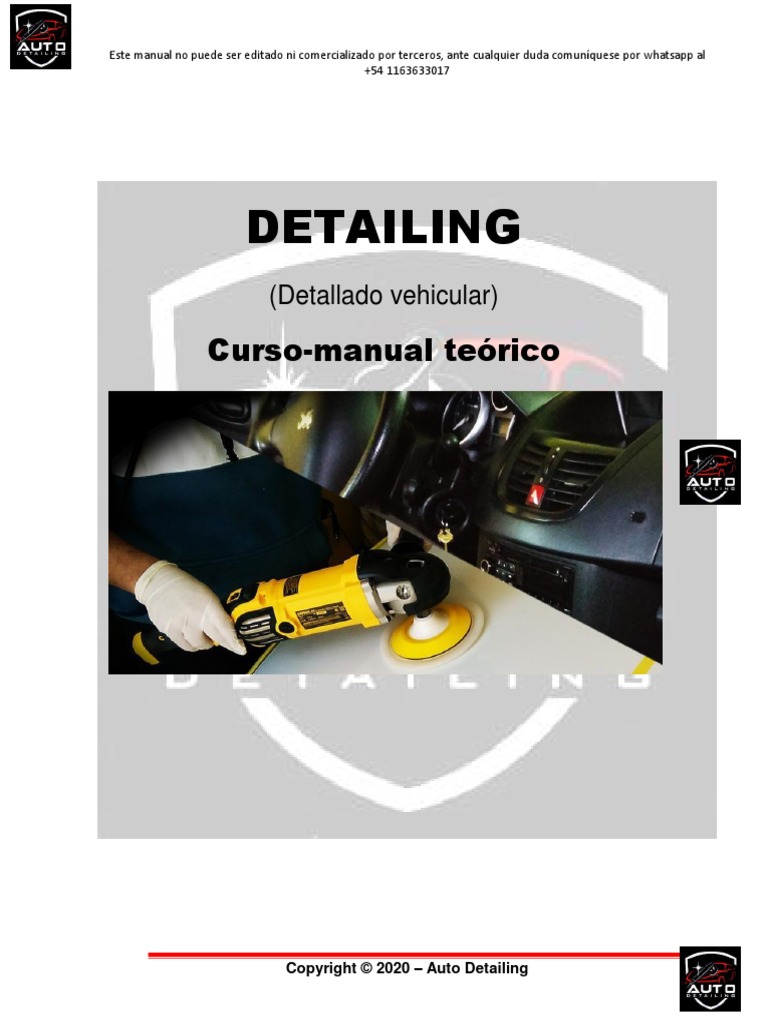 Detailing: Curso-Manual Teórico | PDF | Pinturas | Agua