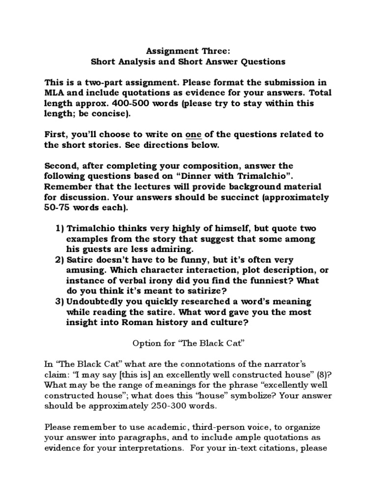 Assignment 2 Instructions | PDF | Language Arts & Discipline | General Fiction