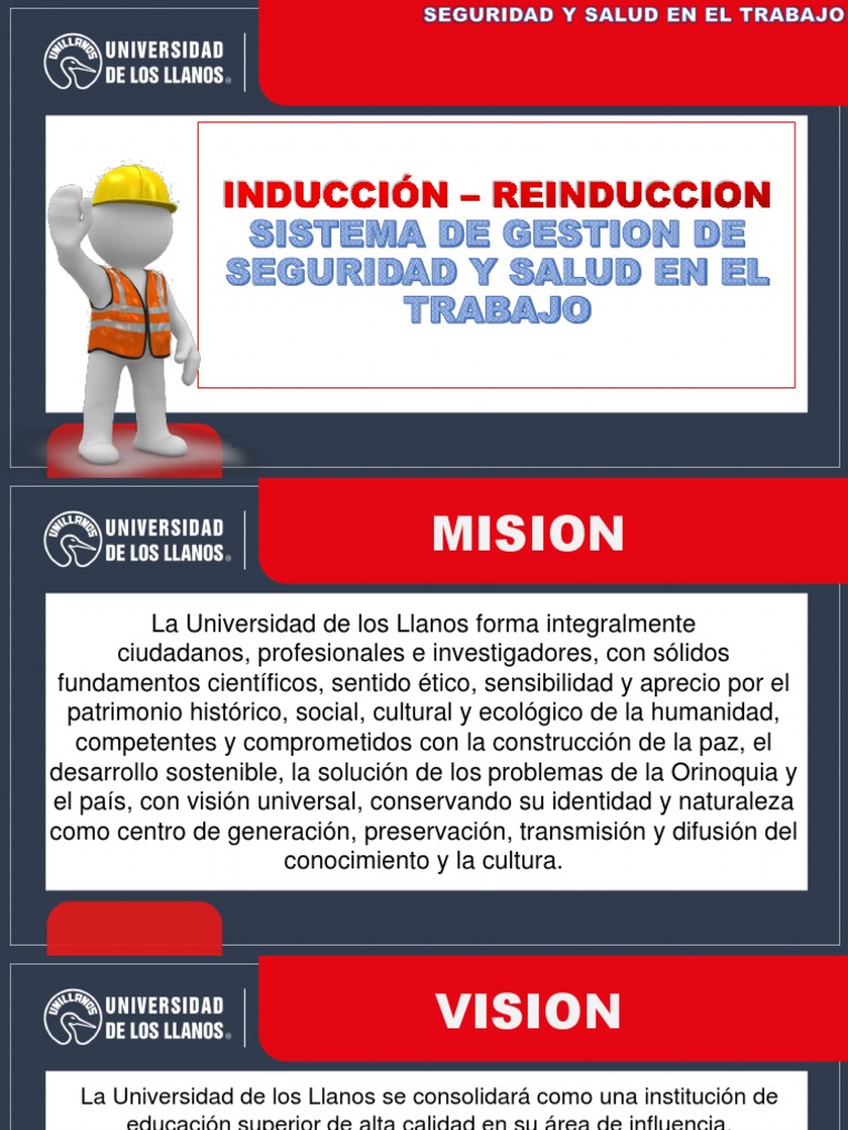 Presentación Induccion Reinducción SST | PDF