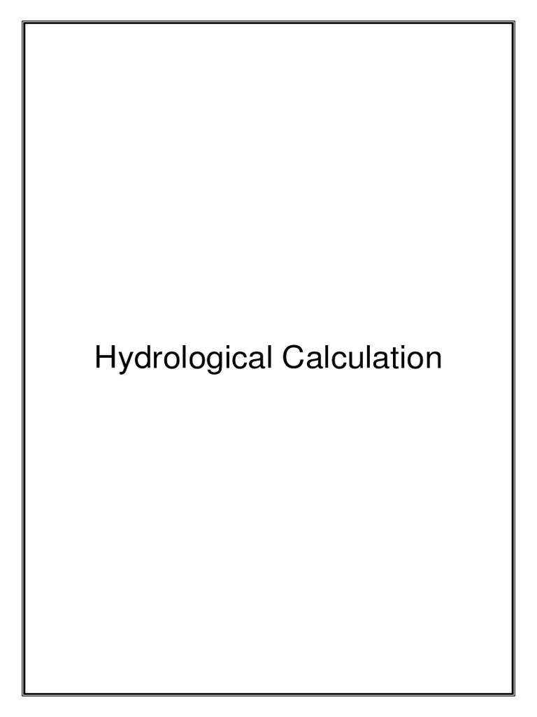 Hydrology Report Major Stream | PDF | Discharge (Hydrology) | Flood