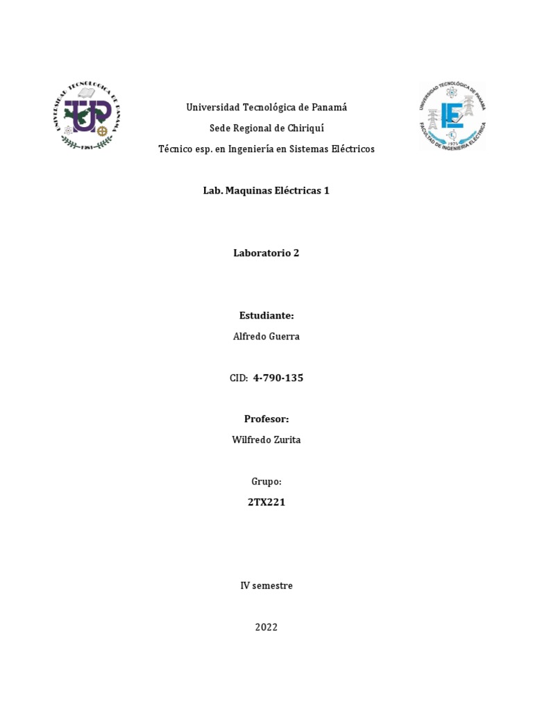 Lab 2 Polaridad Del Transformador Pdf Inductor Transformador