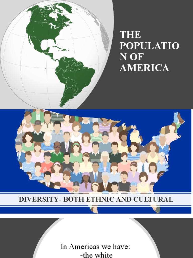 THE POPULATION OF AMERICA | PDF | Native Americans In The United States ...