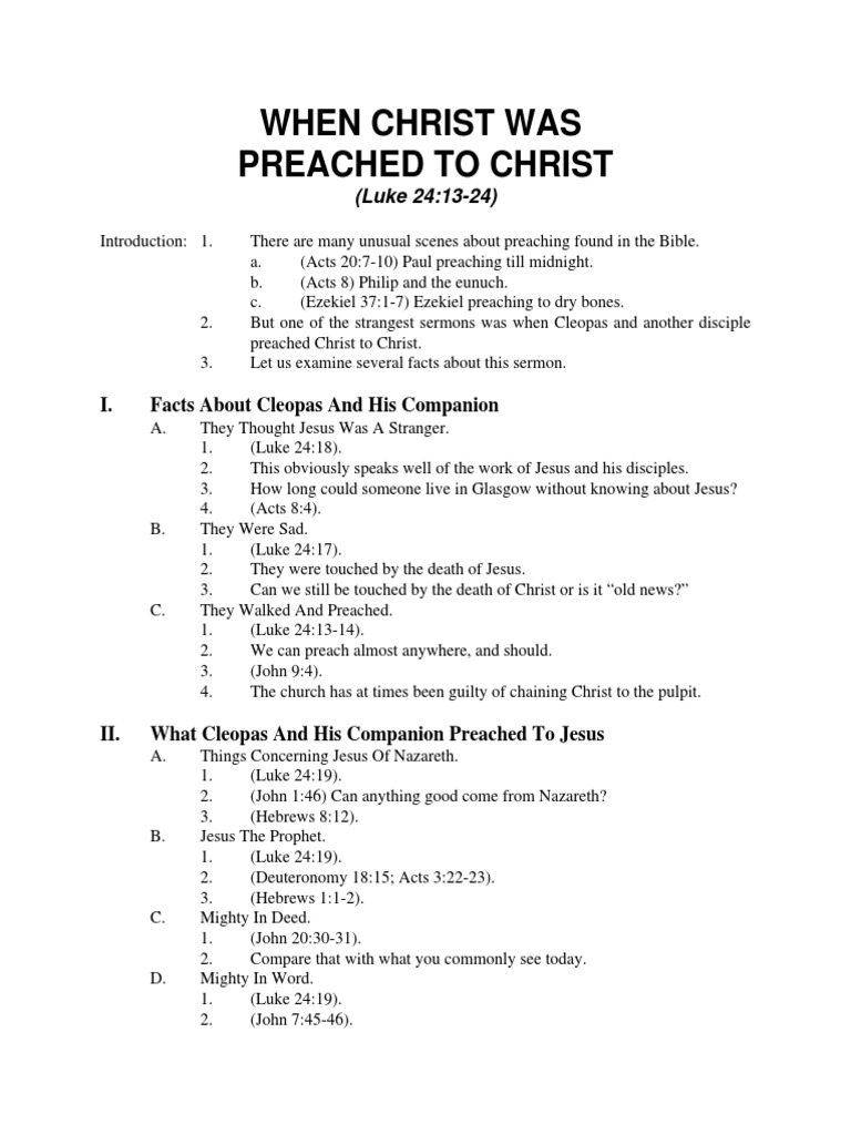 Christ | PDF | Jesus | Sermon