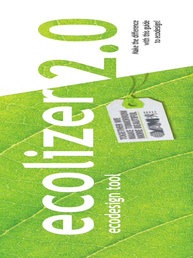 Ecolizer 2.0: Ecodesign Tool Guide | PDF | Recycling | Waste