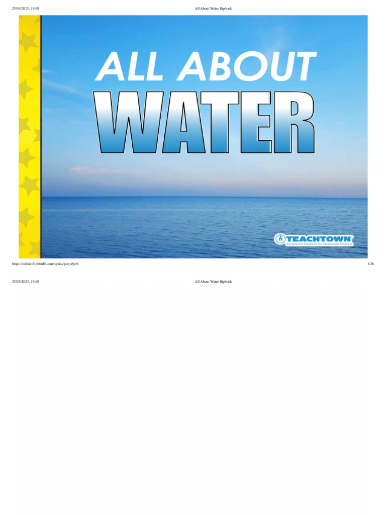 Water Flipbook: A Comprehensive Guide | PDF | Science & Mathematics