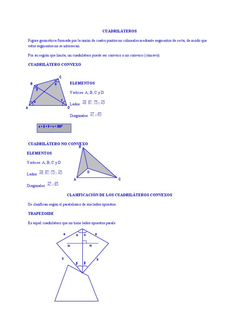 Tema 9 Cuadrilateros | PDF | Formas geométricas | Geometría Elemental