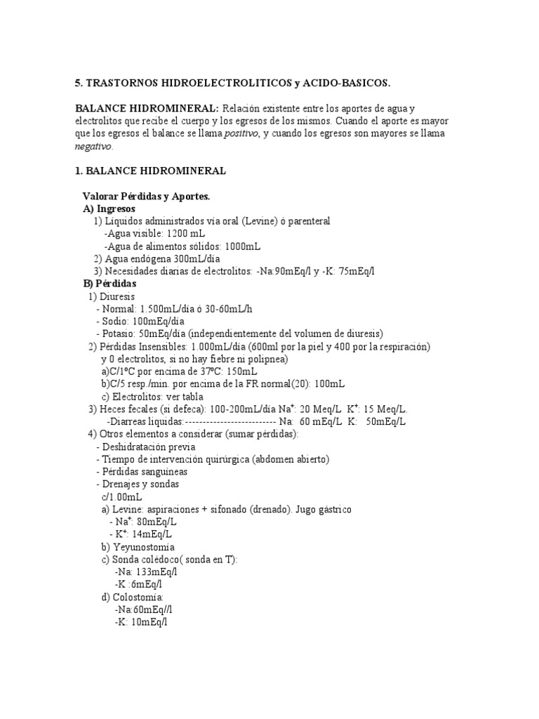 Trastornos HEyAB | PDF | Solución tampón | Enfermedades y trastornos