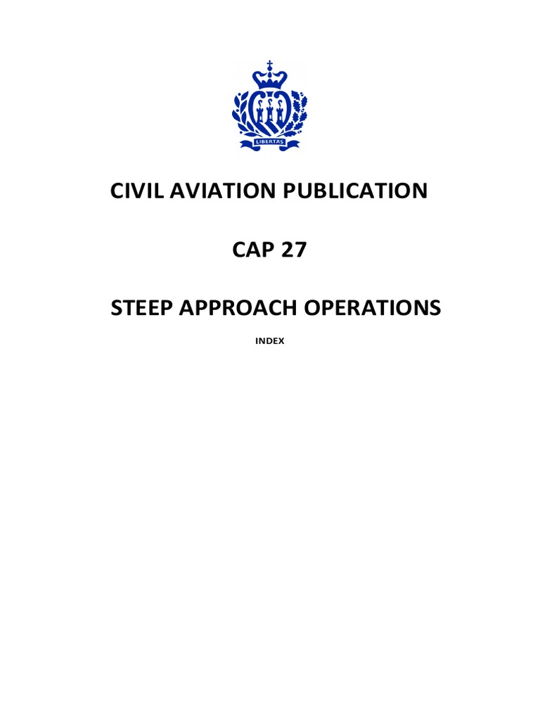 Steep Approach Operations Guidelines | PDF | Transport Safety | Aerospace