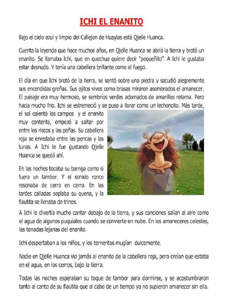 Lectura Ichi El Enanito | PDF