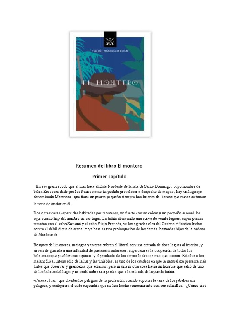 Resumen Del Libro El Montero Primer Capítulo | PDF