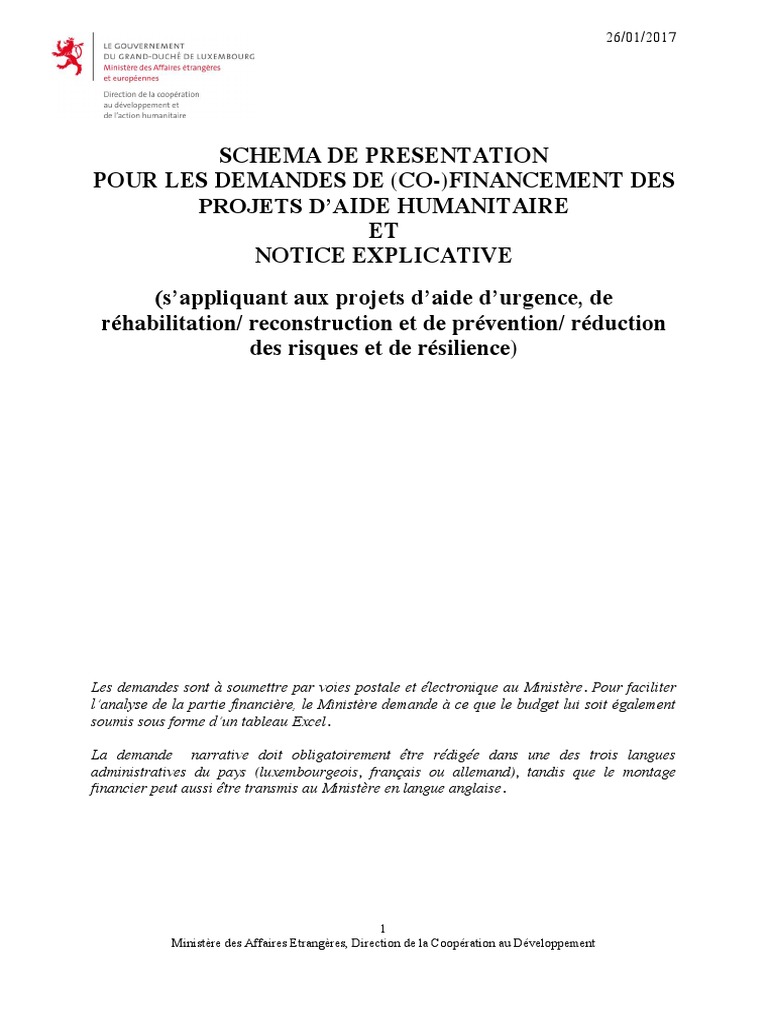 Guide de Financement Humanitaire | PDF | Organisation non ...