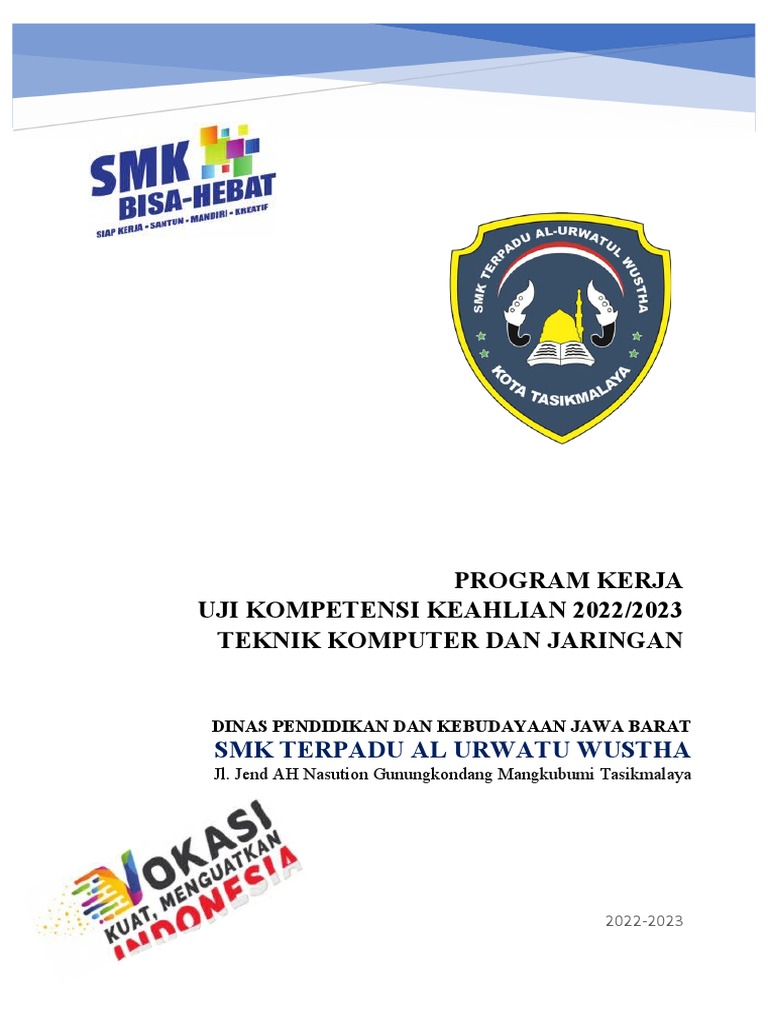 PROGRAM KERJA Wustha 2023 | PDF