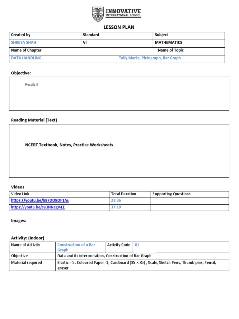 Representing Data Through Tally Marks, Pictographs, and Bar Graphs: A ...