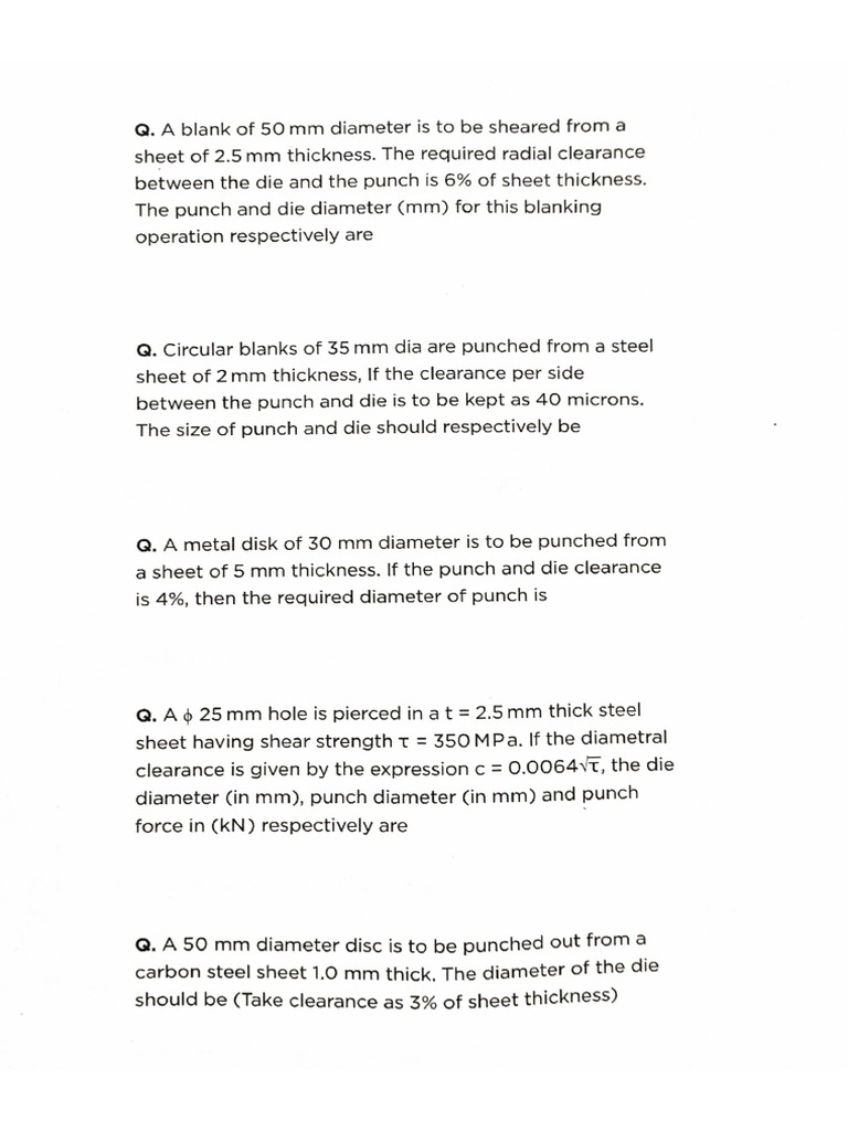 Sheet Metal Question | PDF
